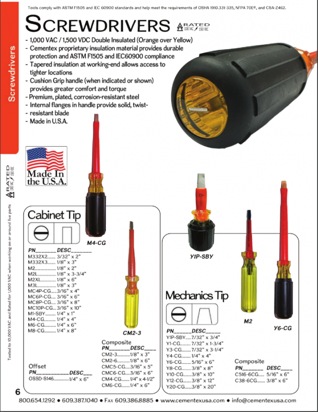 Catalog | Double Insulated Hand Tools | Personal Protective Products ...